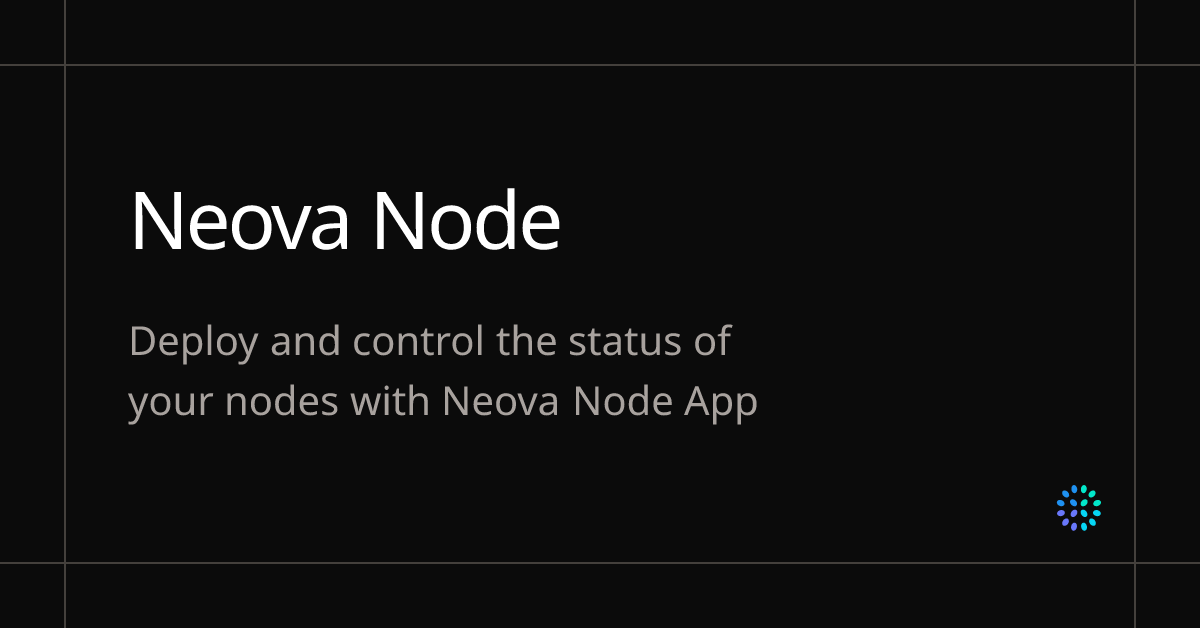 Neova Node App - Decentralized Storage Network